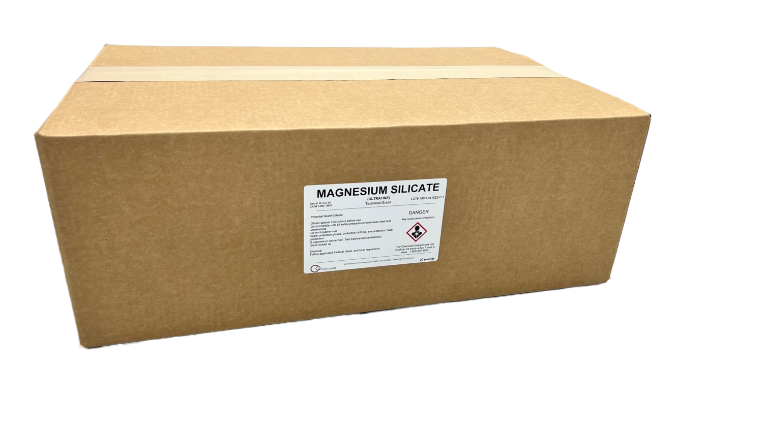 Magnesium Silicate (Superfine Pigment)- 25 lbs