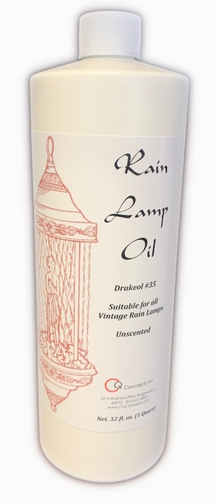 Rain Lamp Oil (Drakeol 35 Equivalent) 32 oz. - CQ Concepts